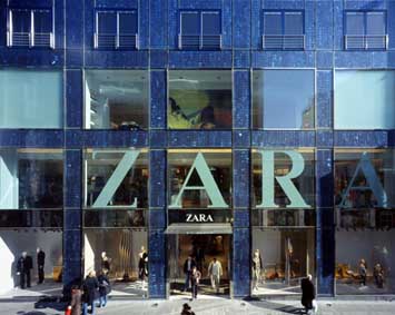 ZARA façade | Aquatectura